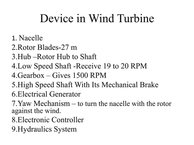 Windmill construction and its working principles | PPTX