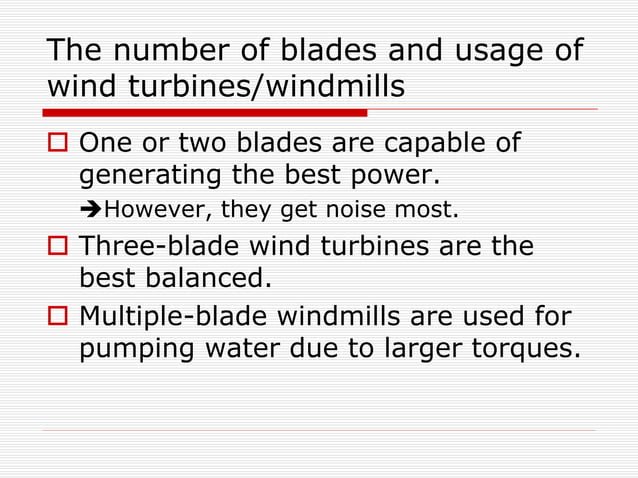 Windmill over view and its science windmill working and its application ...