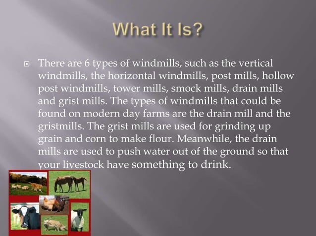Windmills presentation | PPTX