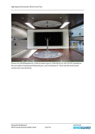 Wind observer 90 windguard test report | PDF