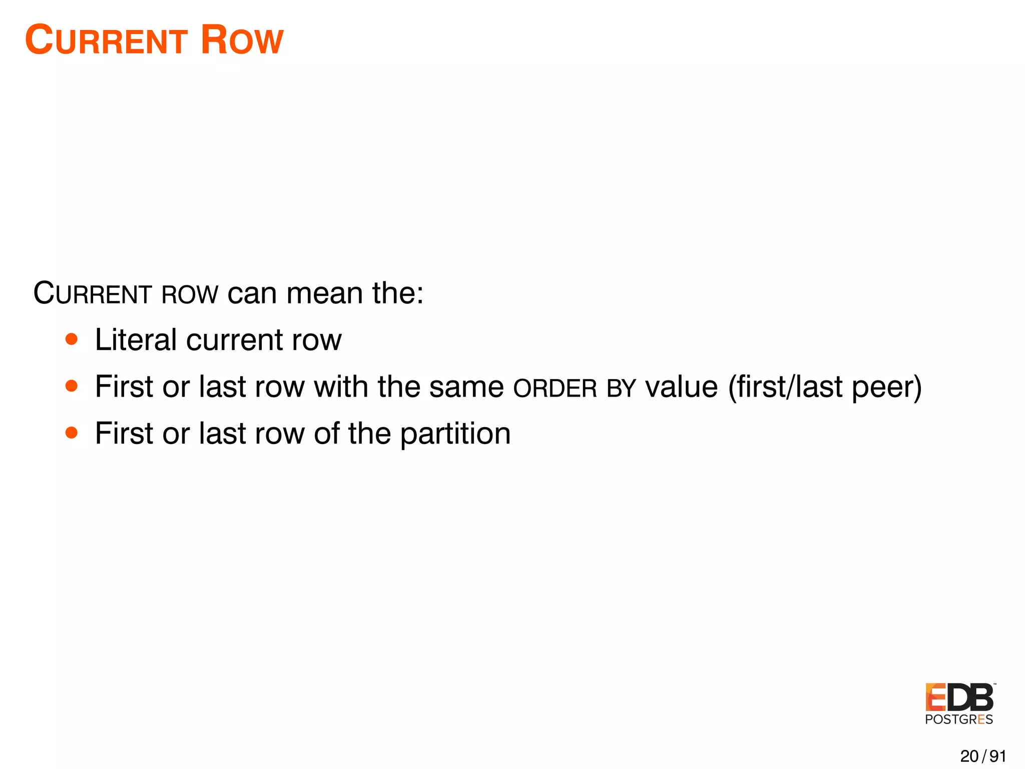 The Magic Of Window Functions In Postgres Ppt 8840