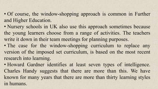 Window shopping curriculum | PPTX