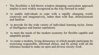 Window shopping curriculum | PPTX