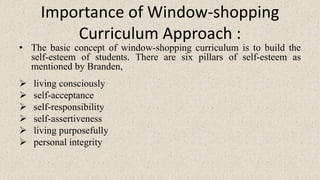 Window shopping curriculum | PPTX