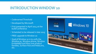 Window 10 ppt | PPTX