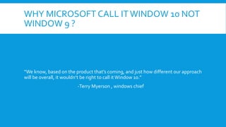 Window 10 ppt | PPTX