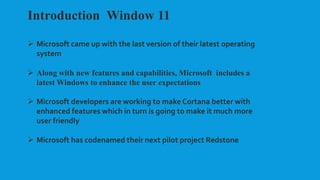 Window11 | PPTX