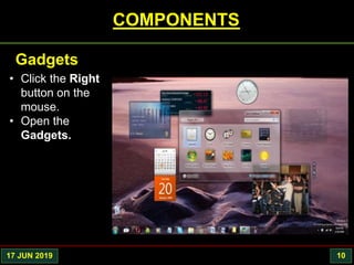 Window 7 component | PPTX