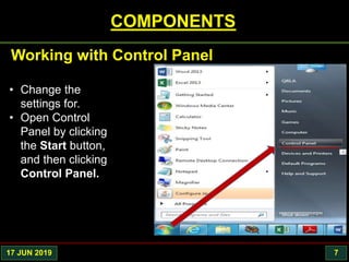 Window 7 component | PPTX