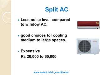 Window AC Vs Split AC | PPTX