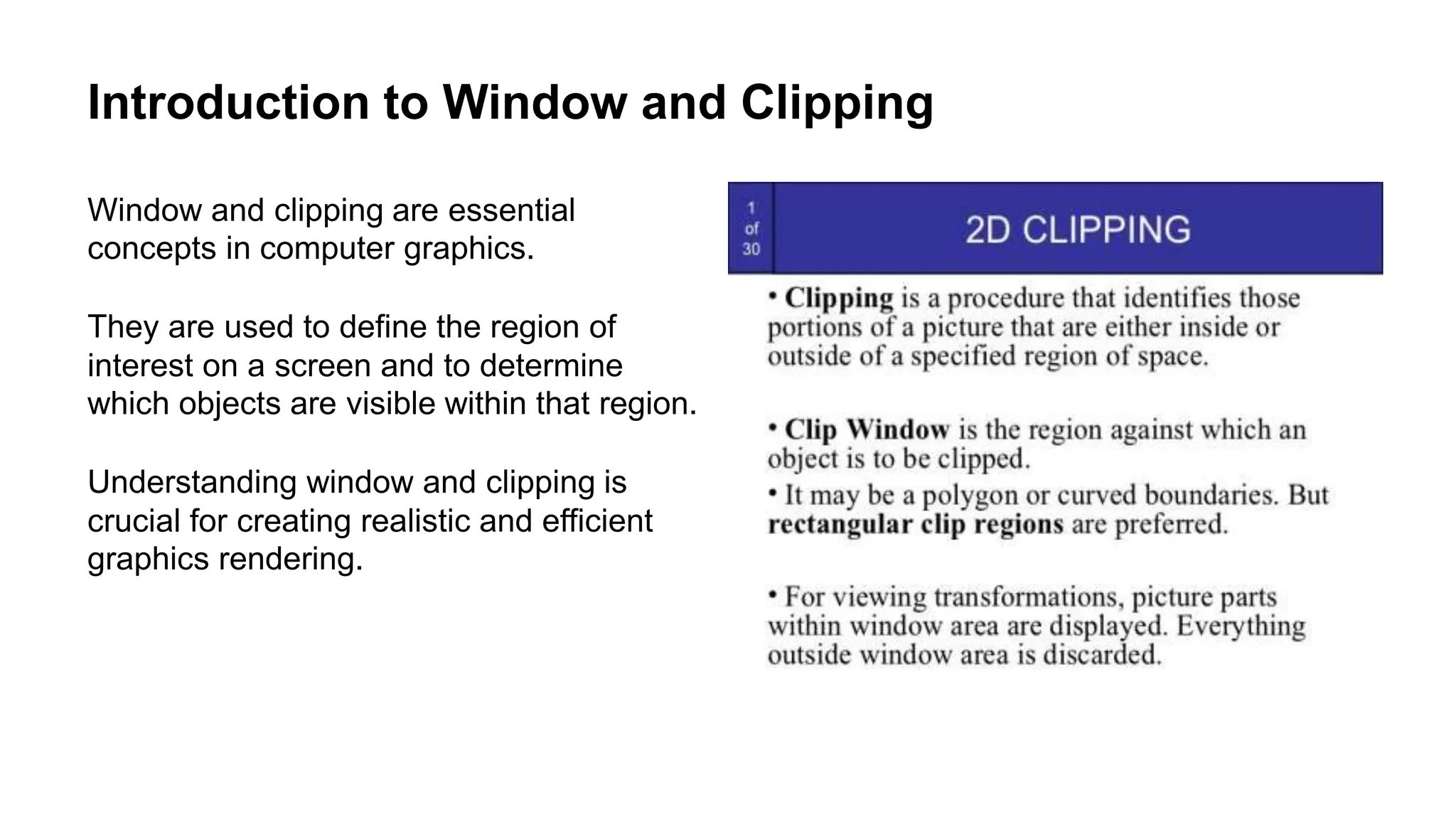 Window And Clipping.pptx All About Clipping | PPTX