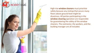 Window cleaning site assessment for safety measures | PPT