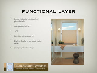 Layers of Custom Window Fashions | PPT