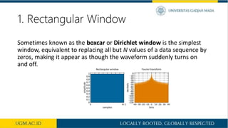 Windowing for vibration analysis | PPTX
