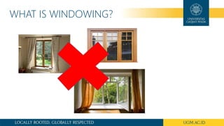 Windowing for vibration analysis | PPTX