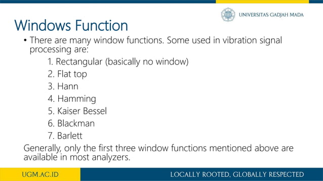 Windowing Signal Processing Pptx Computing Technology And Computing