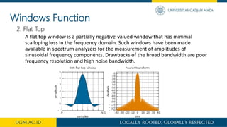 Windowing (signal processing) | PPTX | Computing | Technology & Computing