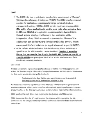 Window programming | DOCX