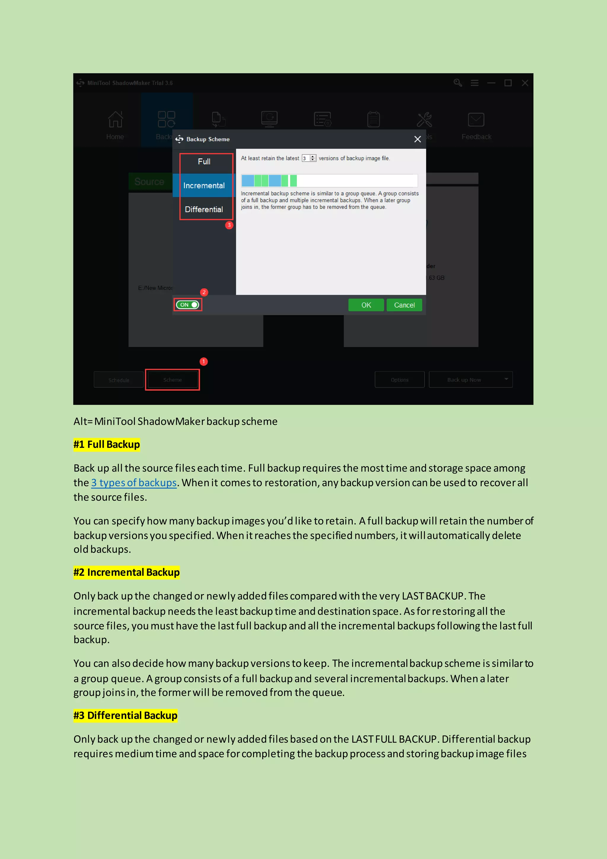 Windows 10 backup options | DOCX | Operating Systems | Computer Software and Applications