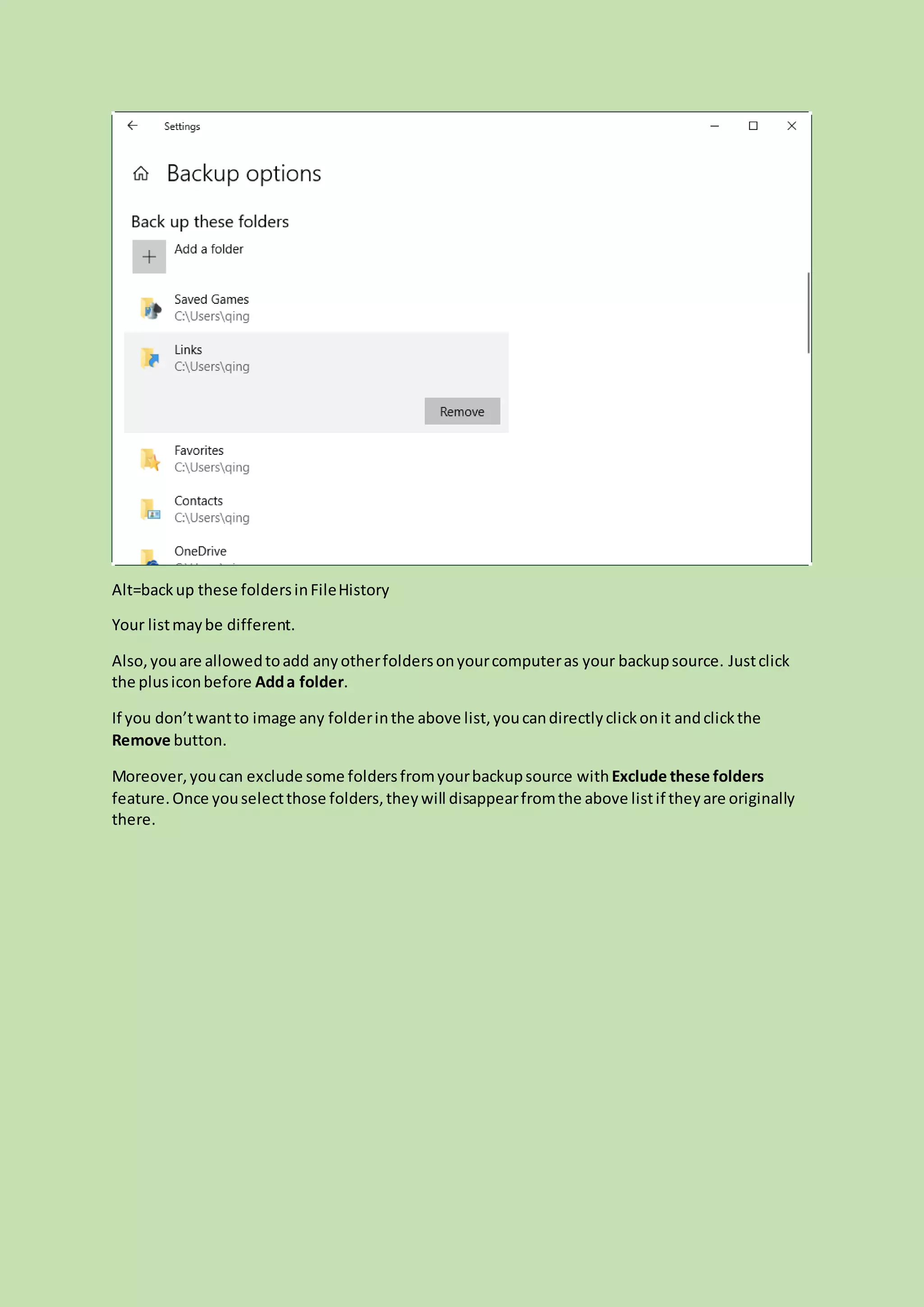 Windows 10 backup options | DOCX | Operating Systems | Computer Software and Applications
