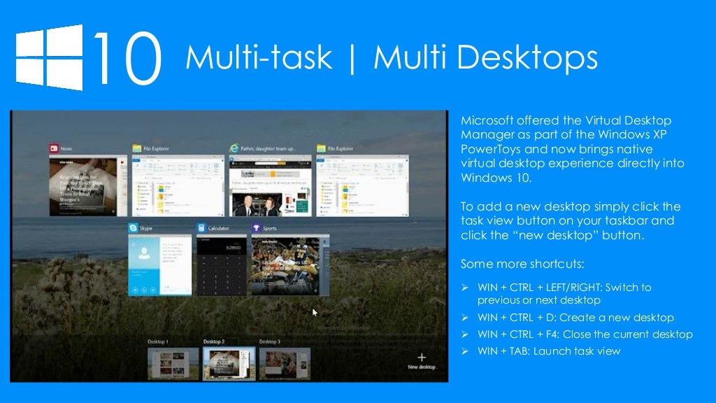 10 Multi-task | Multi Desktops
