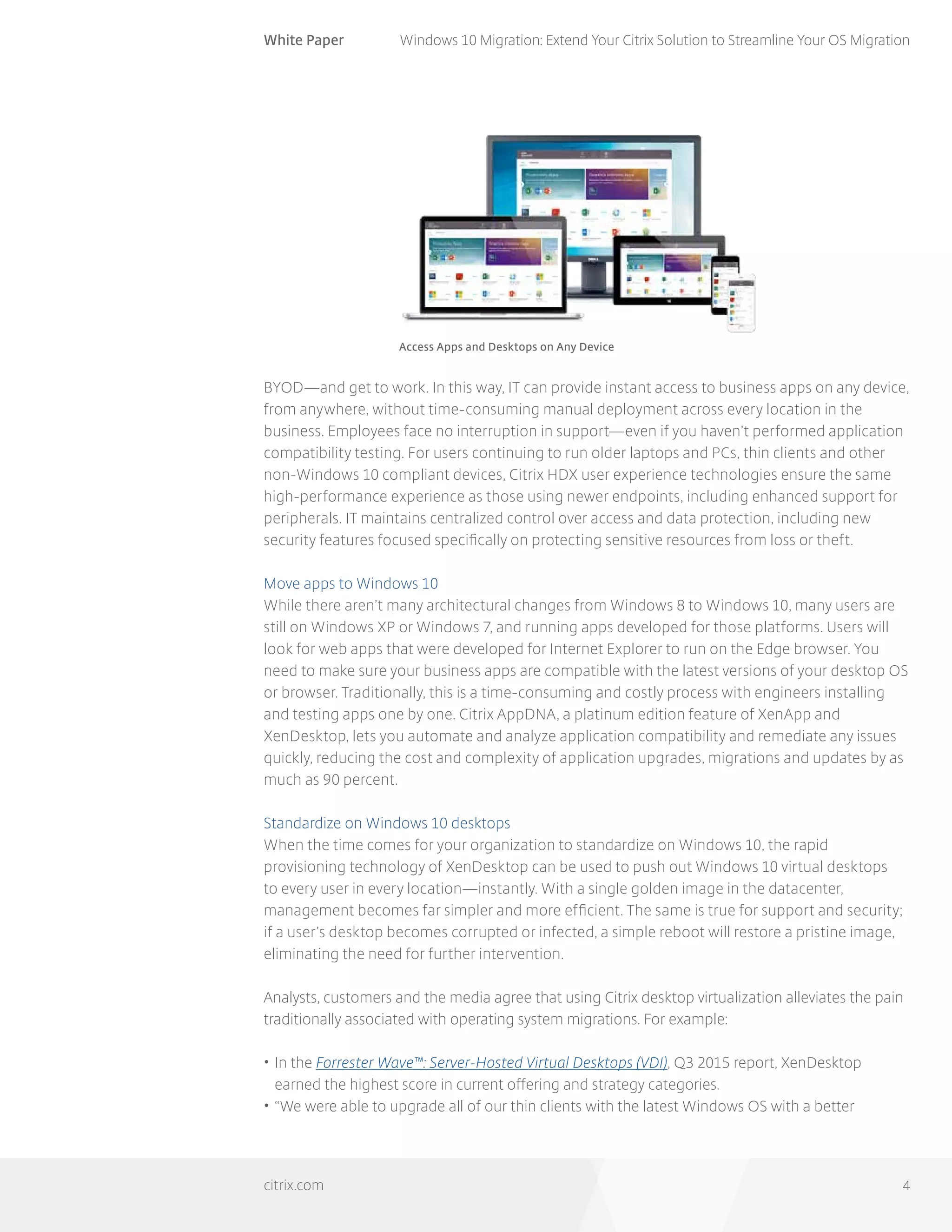 Windows 10 Migration: Extend Your Citrix Solution to Streamline Your OS ...