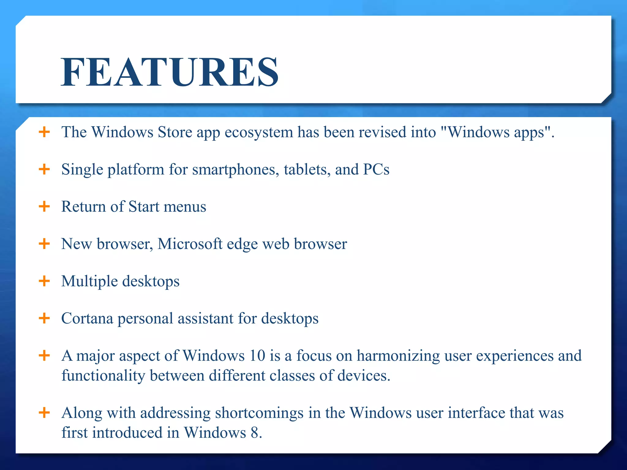 Windows 10-ppt | PPTX