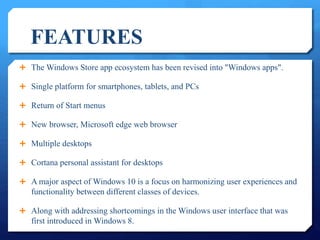 Windows 10-ppt | PPTX
