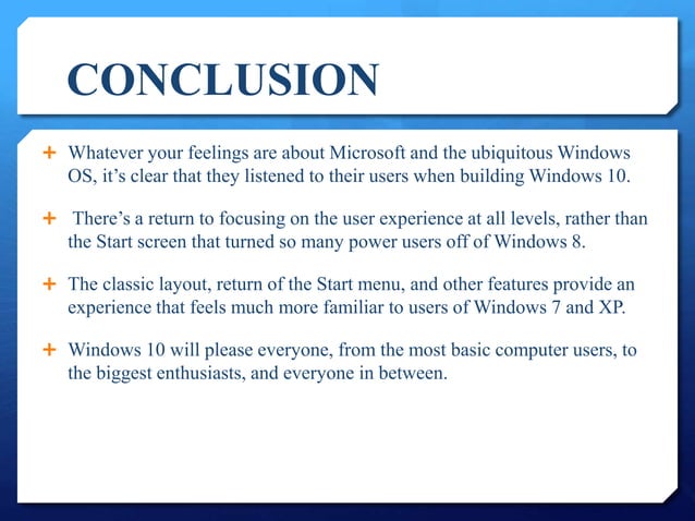 Windows 10-ppt | PPTX