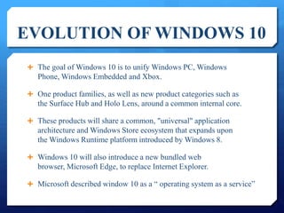 Windows 10-ppt | PPTX