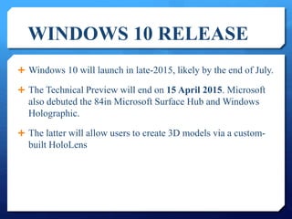 Windows 10-ppt | PPTX