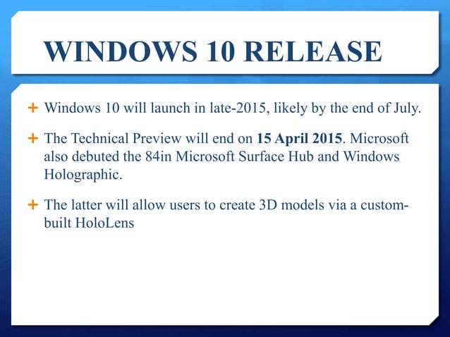 Windows 10-ppt | PPTX