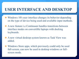 Windows 10-ppt | PPTX