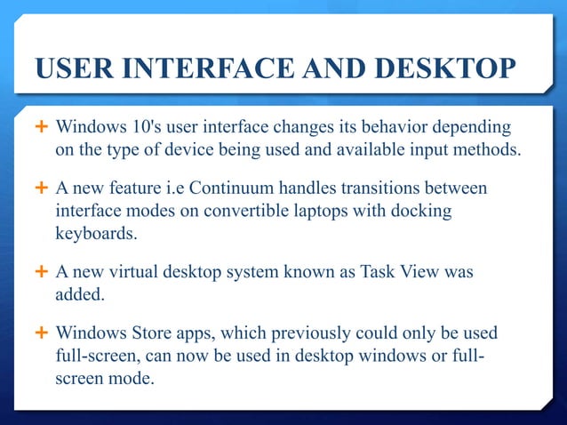 Windows 10-ppt | PPTX