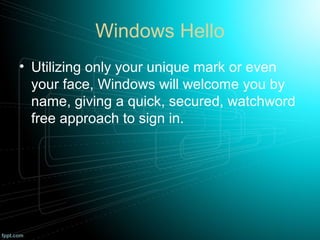 Windows 10 security | PPT