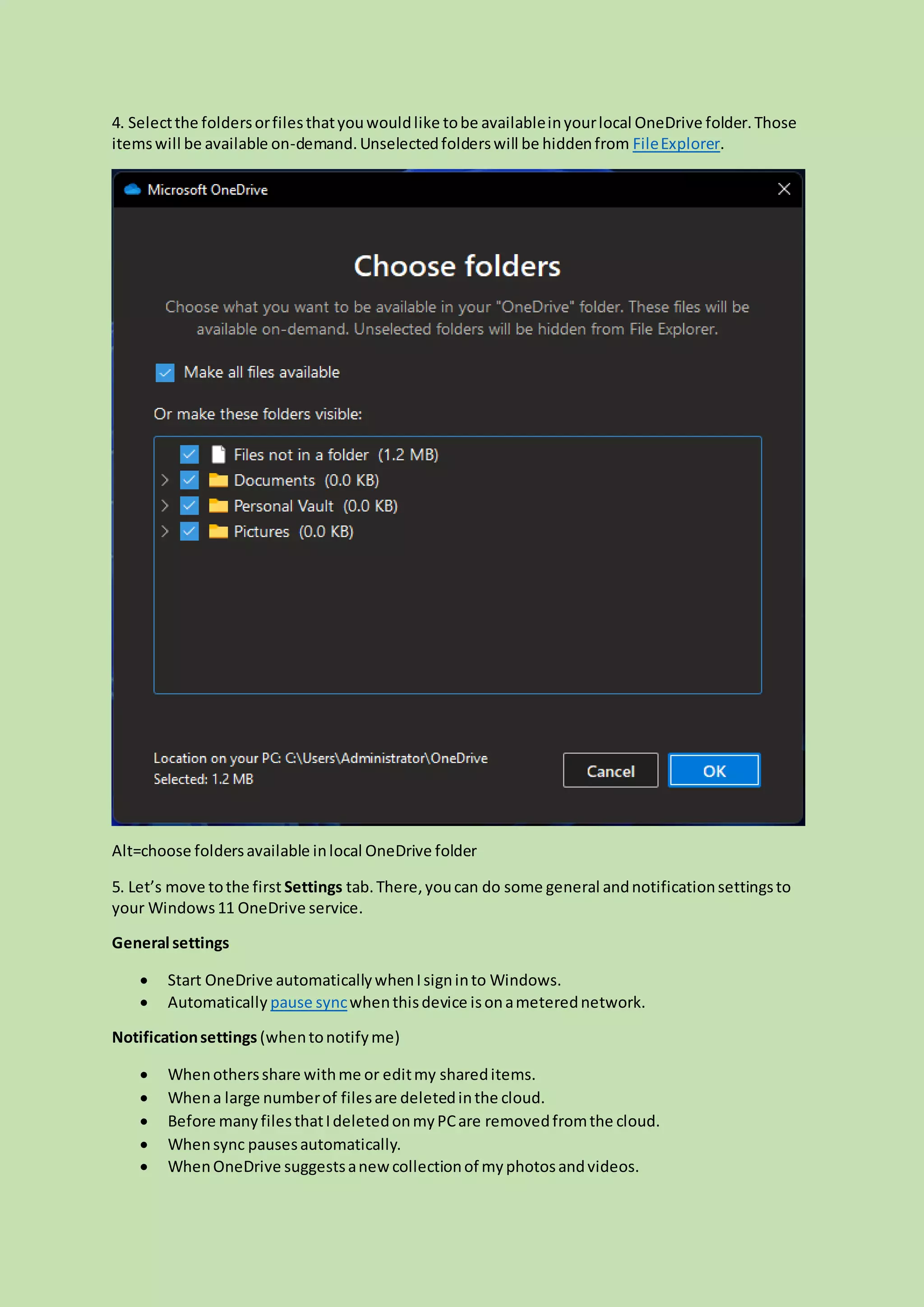Windows 11 onedrive | DOCX