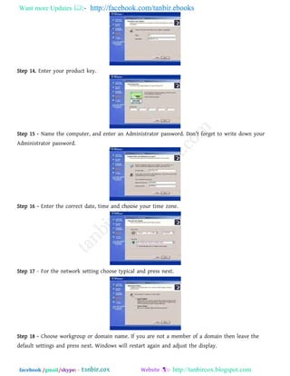 Windows xp setup instruction by tanbircox | PDF