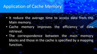 Cache, Caching, Cache Memory Explained | PPT