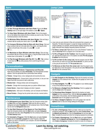 Windows 7-cheat-sheet | PDF
