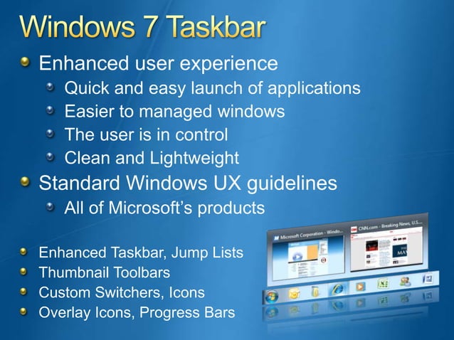 Windows 7 Overview | PPT