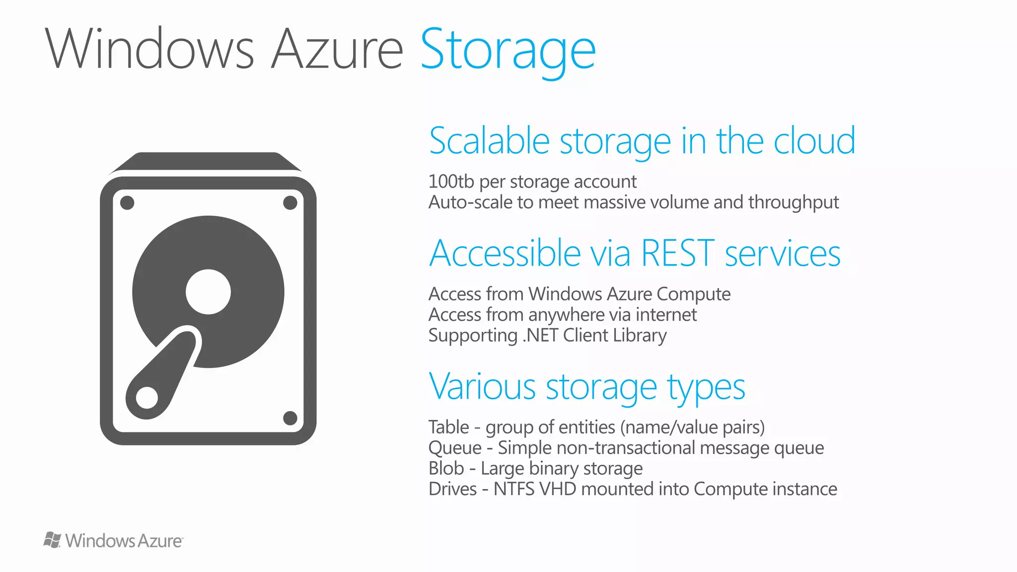 Windows Azure Overview | PDF