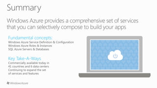 Windows Azure Overview | PDF