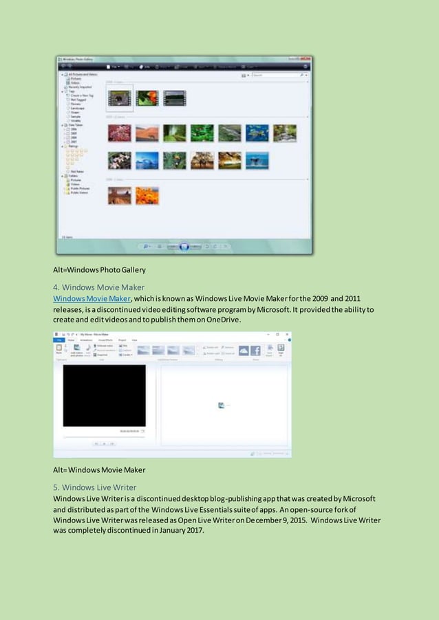 windows essentials | DOCX