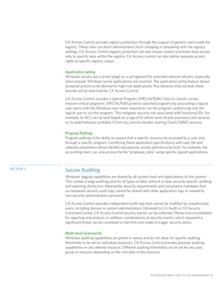 Windows Host Access Management with CA Access Control | PDF