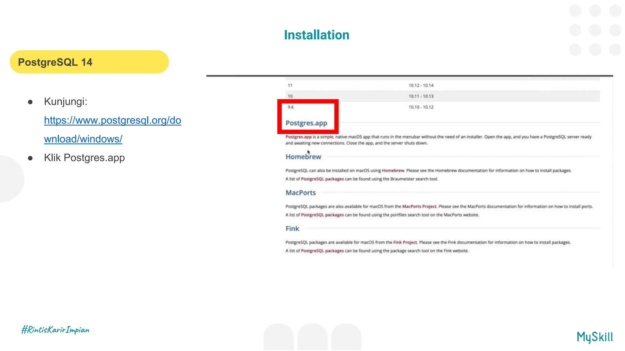 [WINDOWS] - Installation Guideline and Specification - PostgreSQL.pptx