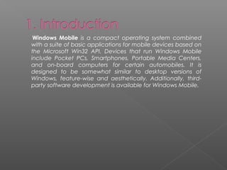Windows mobile | PPT