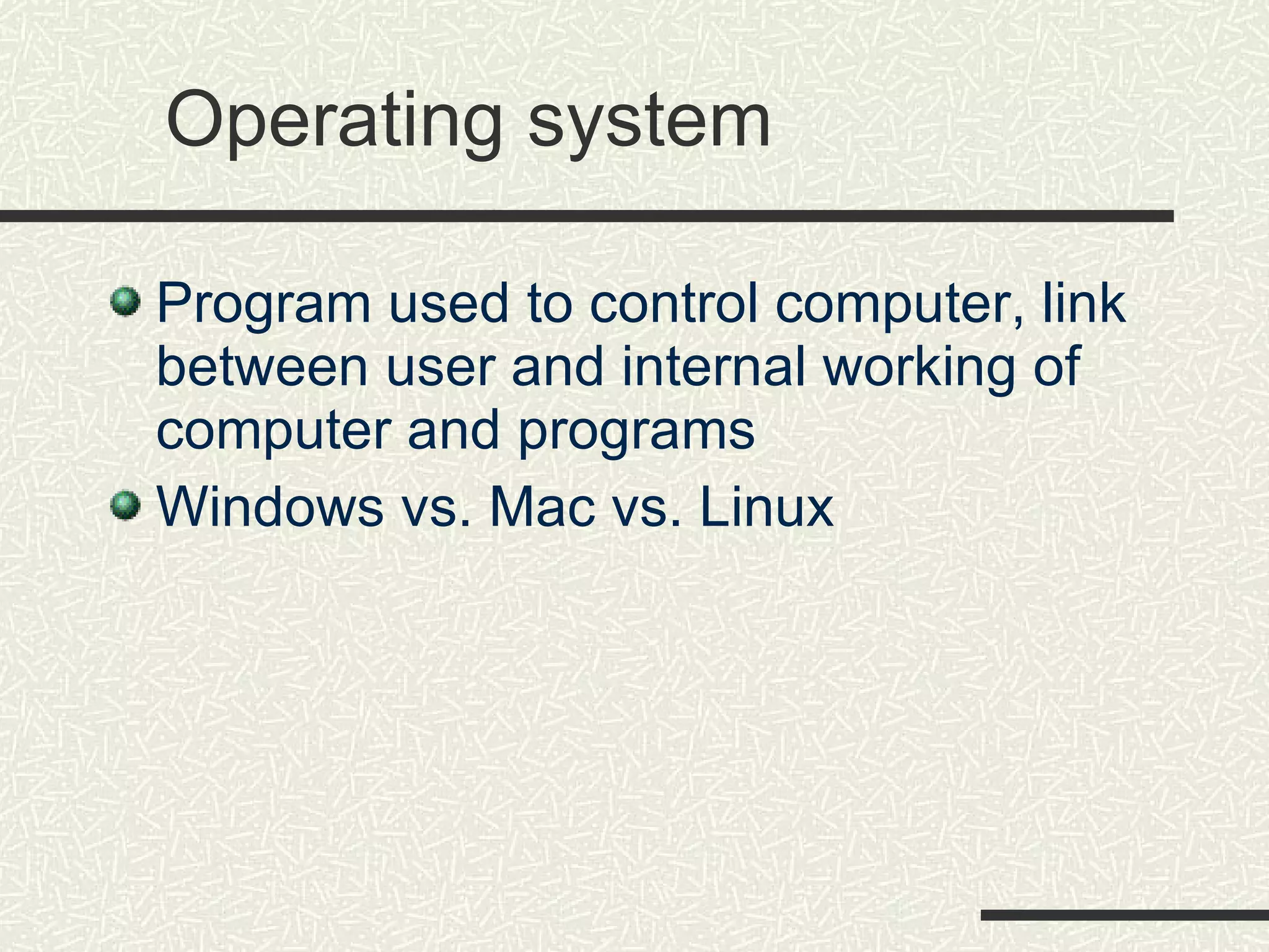 Windows Operating System1 | PPT