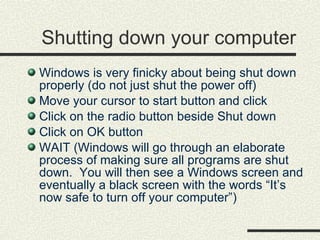 Windows Operating System1 | PPT | Free Download