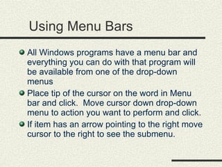 Windows Operating System1 | PPT | Free Download