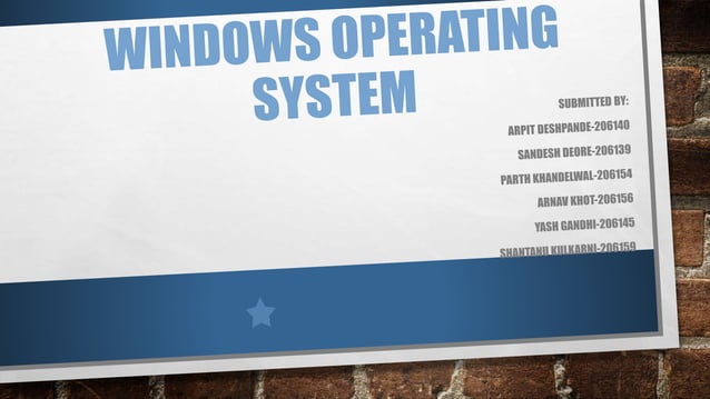 ppt on windows | PPT